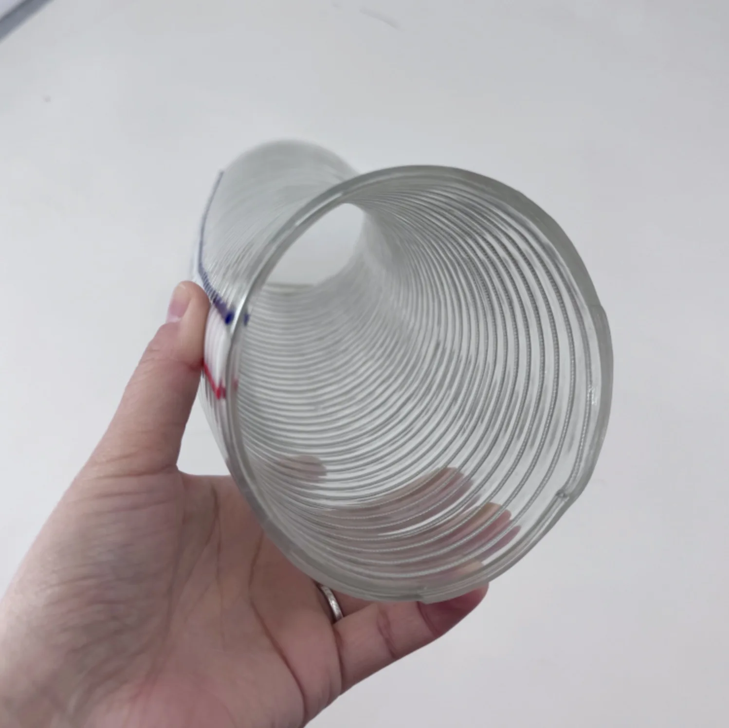 PVC Flexible Spring Spiral Hose Transparent Water-absorbing Hose ...