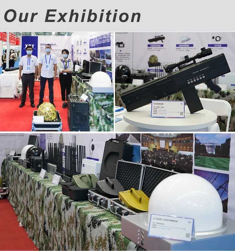 8 Frequency Bands Drone Gun Detection System 1-3km Uav Drone Detector ...