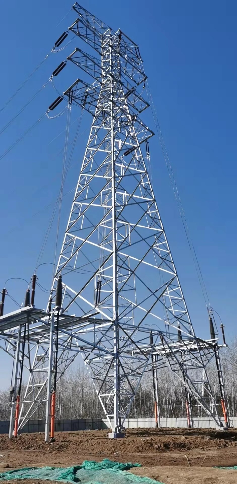 4-leg Electric Pylon Angular Lattice Suppliers Distribution ...
