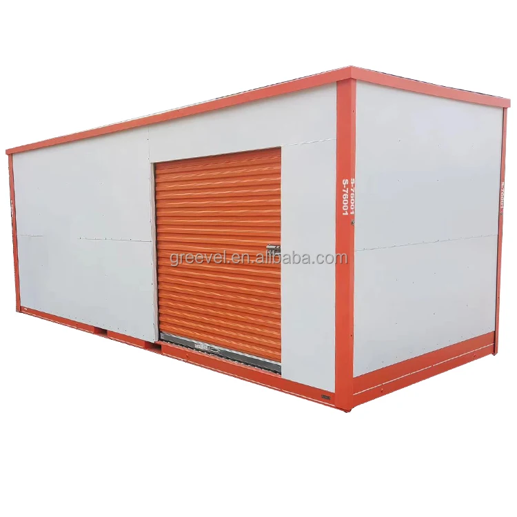 Greevel 20ft Folding Movable Prefab House Roller Shutter Door Portable ...