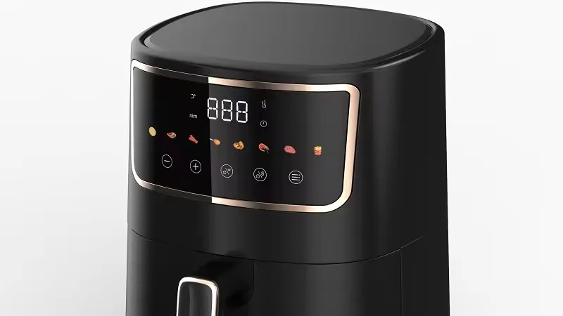 Oilless 1400w 4.2l Nonstick Cooking Surface Electric Healthy Digital ...