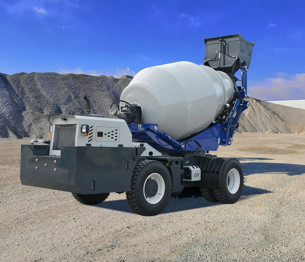 Highway Road Engineering Construction Mobile Autoloading Concrete Mixer ...