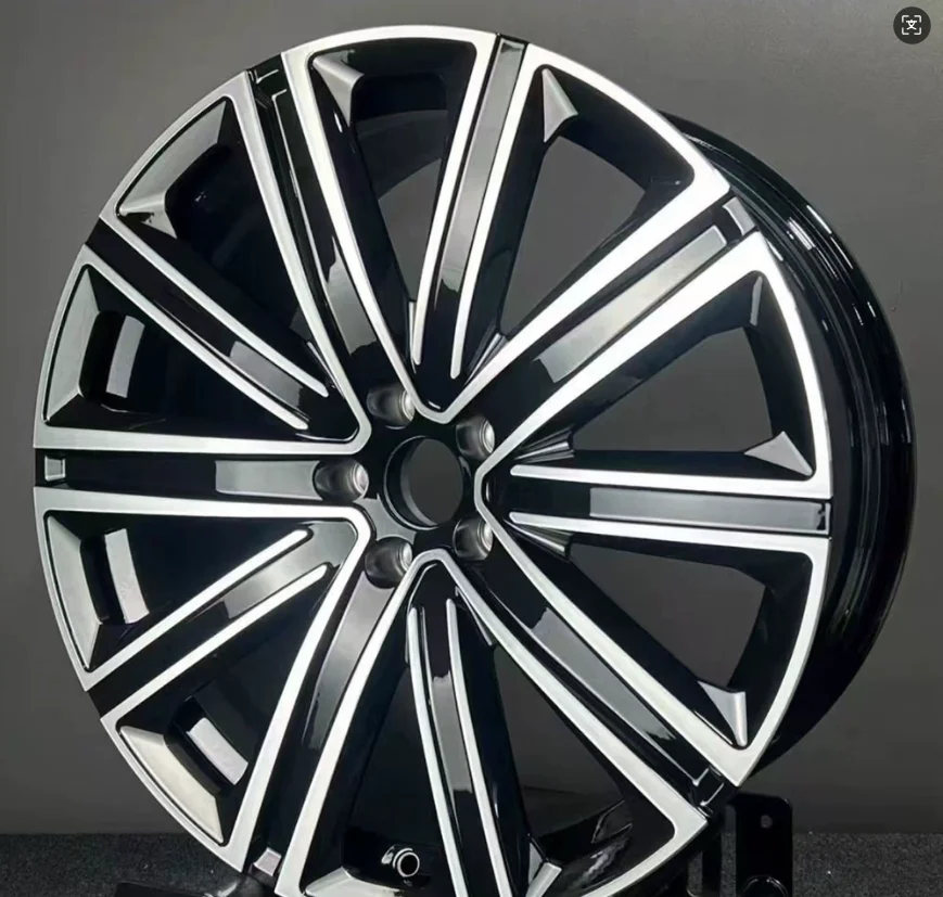 Custom Monoblock Forged Evo DB Chrome Black 5X112 5X120 Alloys Wheels ...