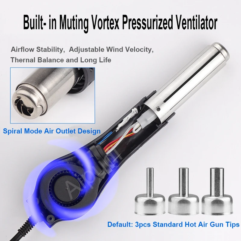 858D SMD Rework Station - Precision Hot Air Soldering