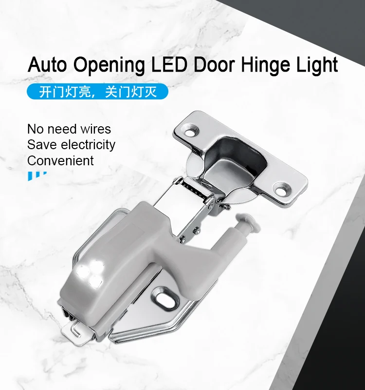 Auto Opening LED Door Hinge Lamp - Brighten Your Space