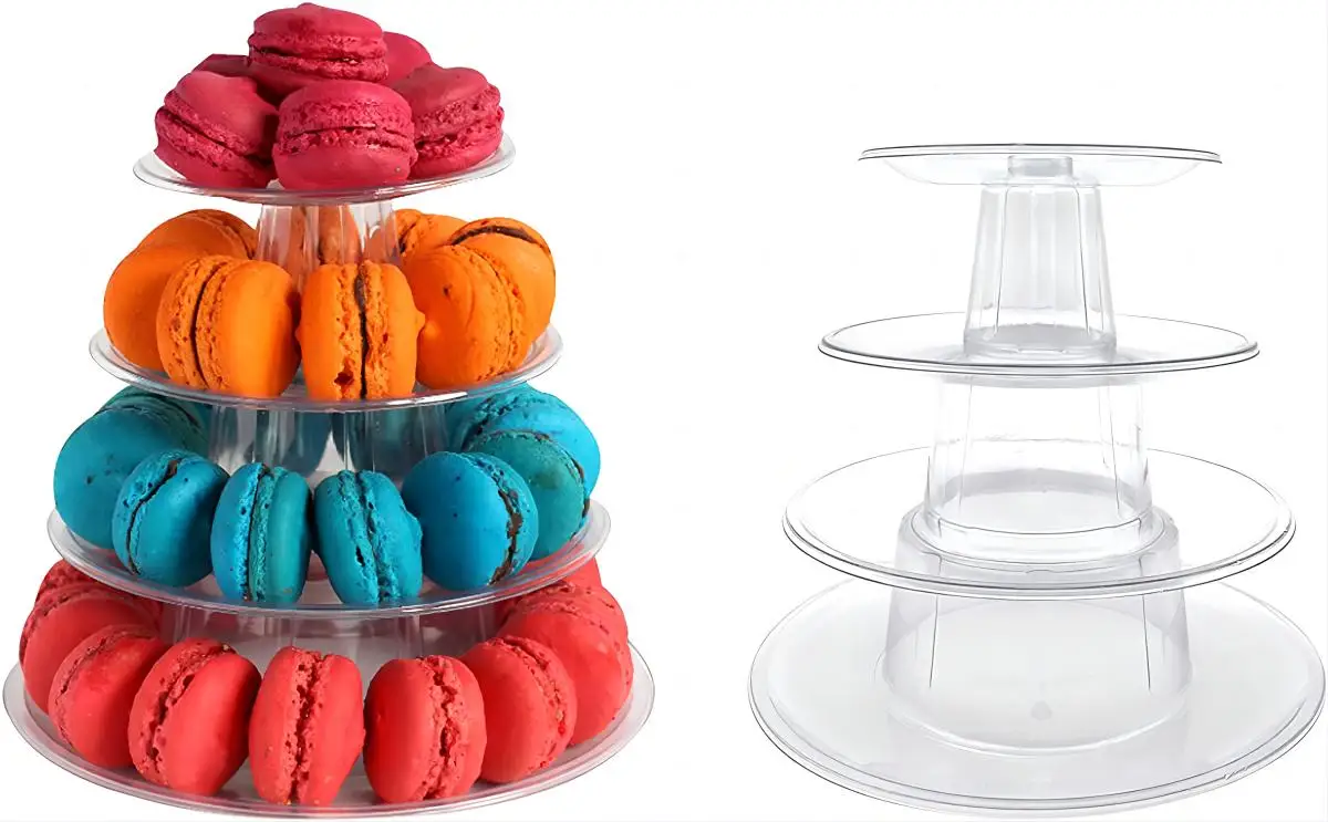 2 Set 4 Tier Superior Quality Birthday Cake Decorating Display Stand ...