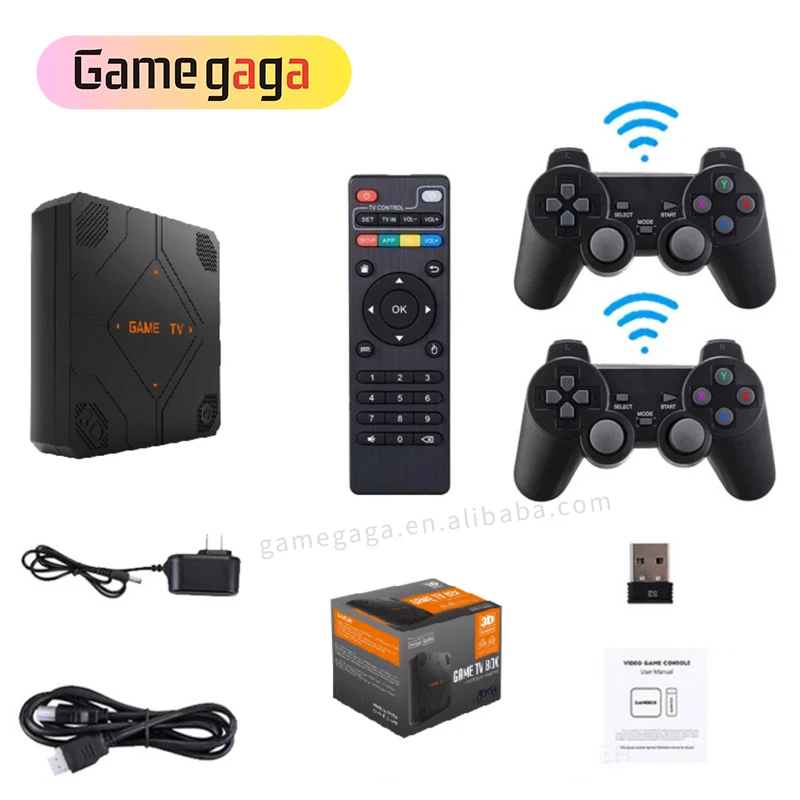 Yo G12 Pro Game Box 64gb 45000 Games Classic Retro Video Game Console ...