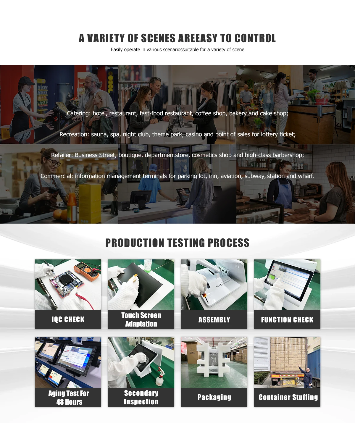 True Flat EPOS Windows 11 POS Terminal - All in One System
