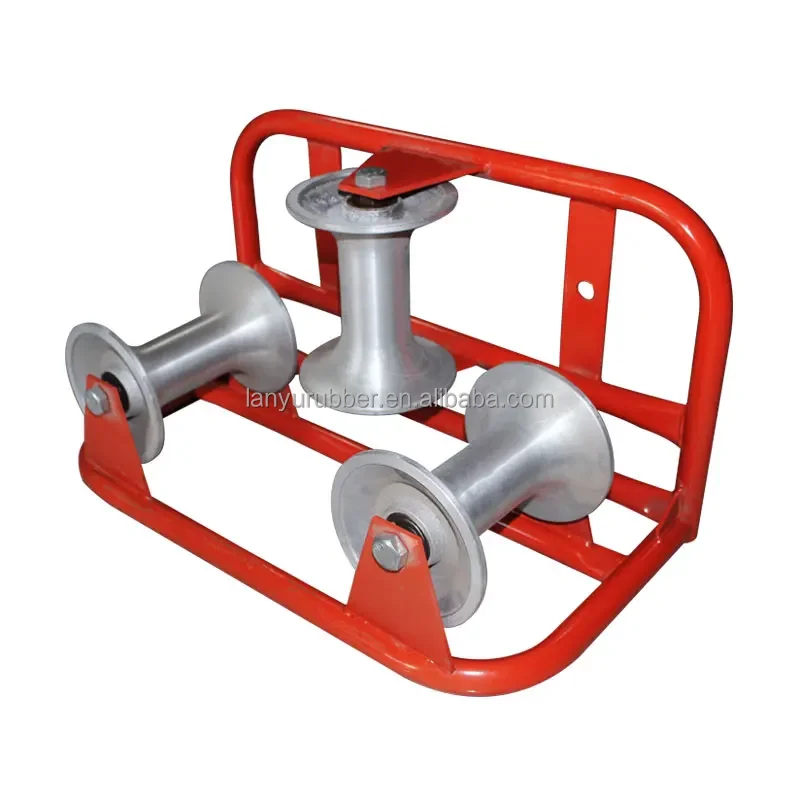 Underground Trench Manhole Corner Aluminium Nylon Material Wheels Wire ...