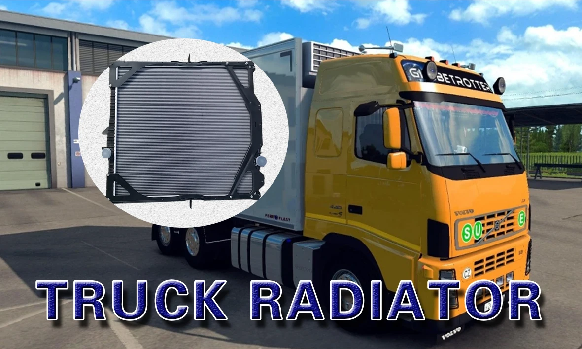 Oe 20482259 20516408 China Factory Aluminium Brazed Truck Radiator For ...