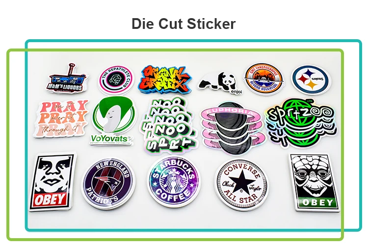 Custom Cartoon Holographic Uv Resistant Logo Sticker Printing Round Die ...