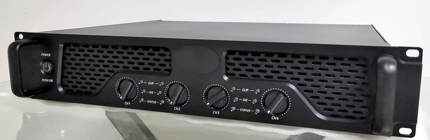 Outdoor Stage Professional Power Amplifier 1300w 2000w 4 Channel Dj ...