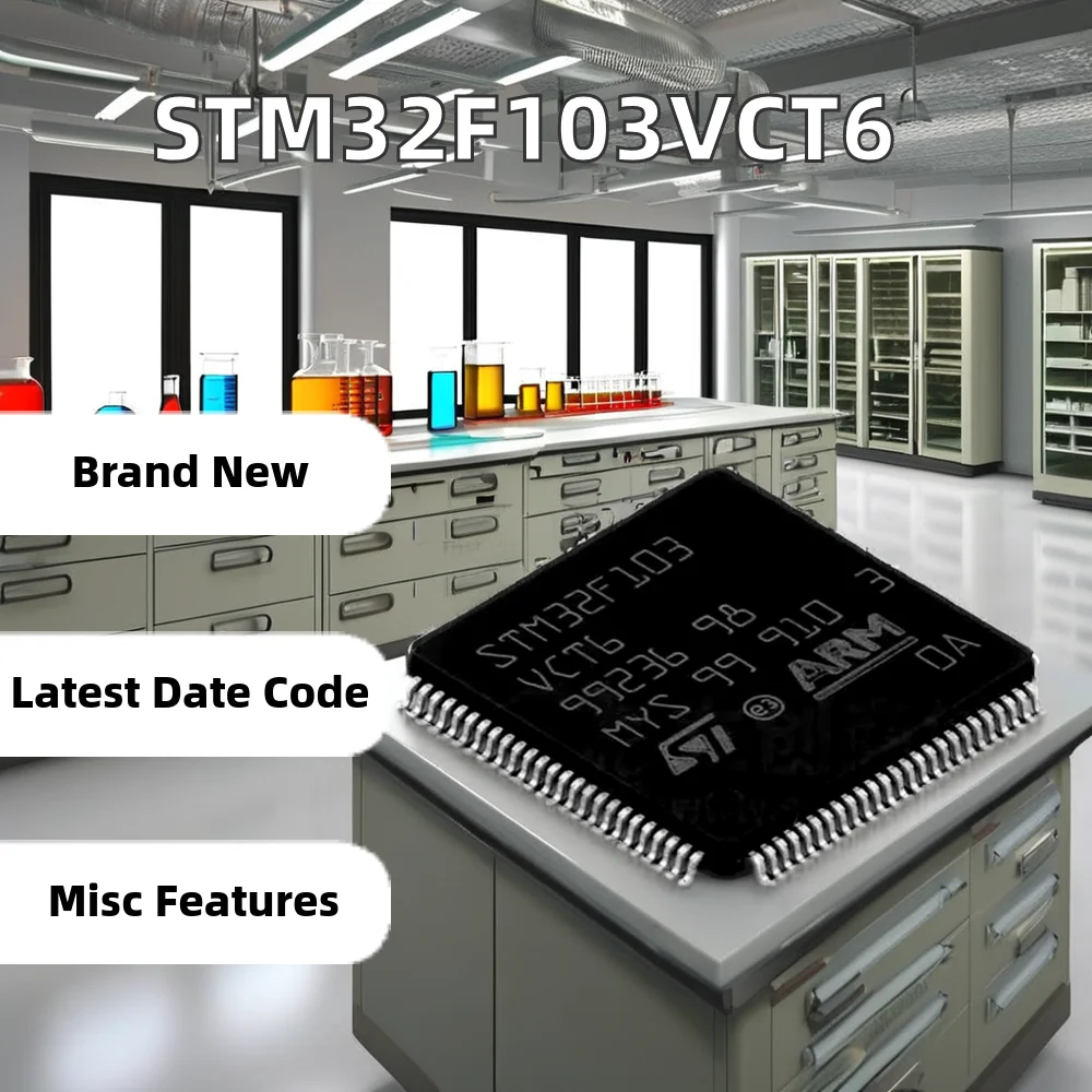 STM32F103VCT6 1.8V~3.6V Microcontroller ICs Microcontroller Board ...