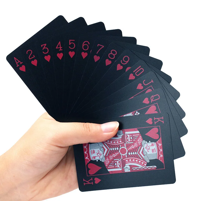 Custom Design PVC Plastic Poker Deck - Waterproof & Durable