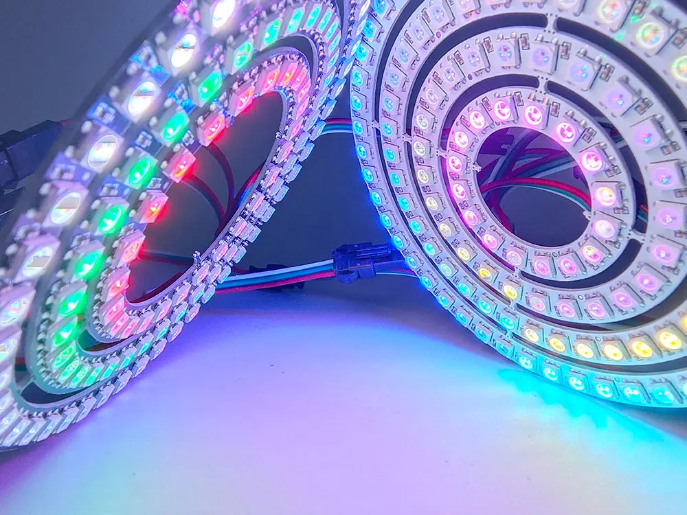 OEM RGBIC WS2812 Ring LED - DIY Pixel Light Solutions