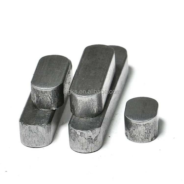 DIN6885 Type a Round Ended Shaft Key Carbon Steel Flat Pins