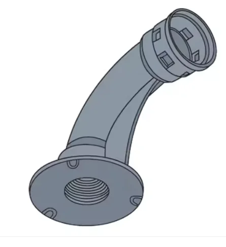 Non-Metallic 90 Degrees PVC ENT Conduit ENT to NPSC Non-Metallic Stub ...