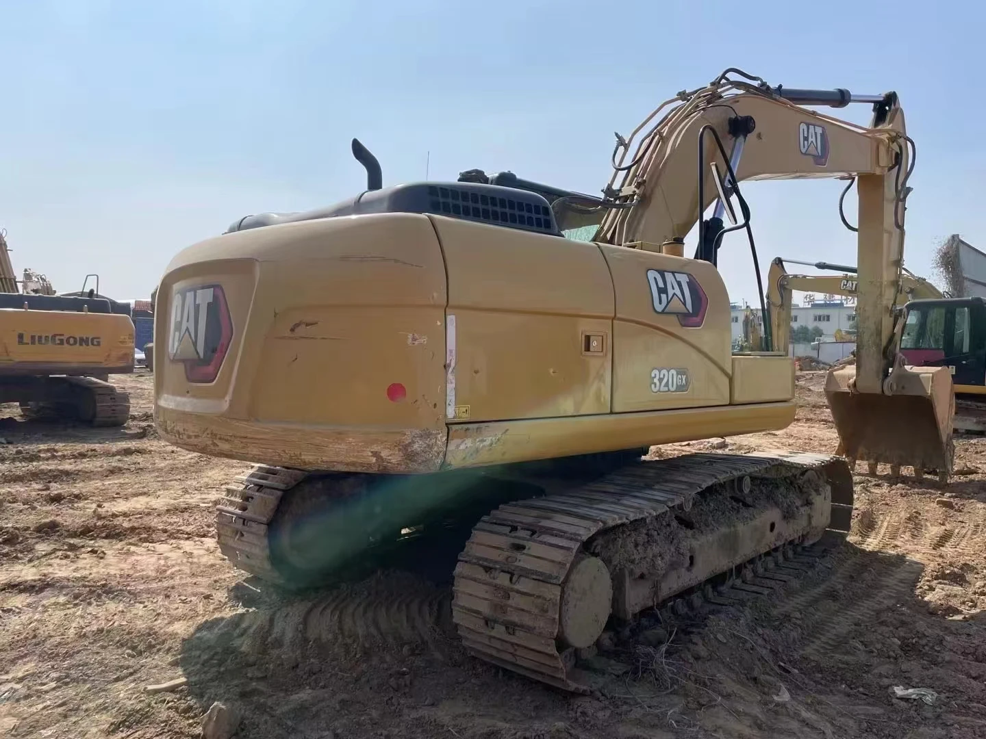 Used Original Cat 320gx 32 Ton Hydraulic Crawler Excavator 3100 Working ...