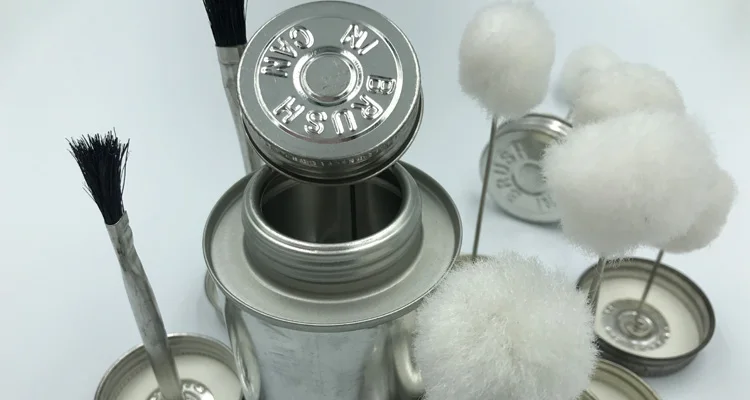 8oz 237ml 250ml Brush In Can With Dauber Screw Top Pvc Glue Tin Cans ...