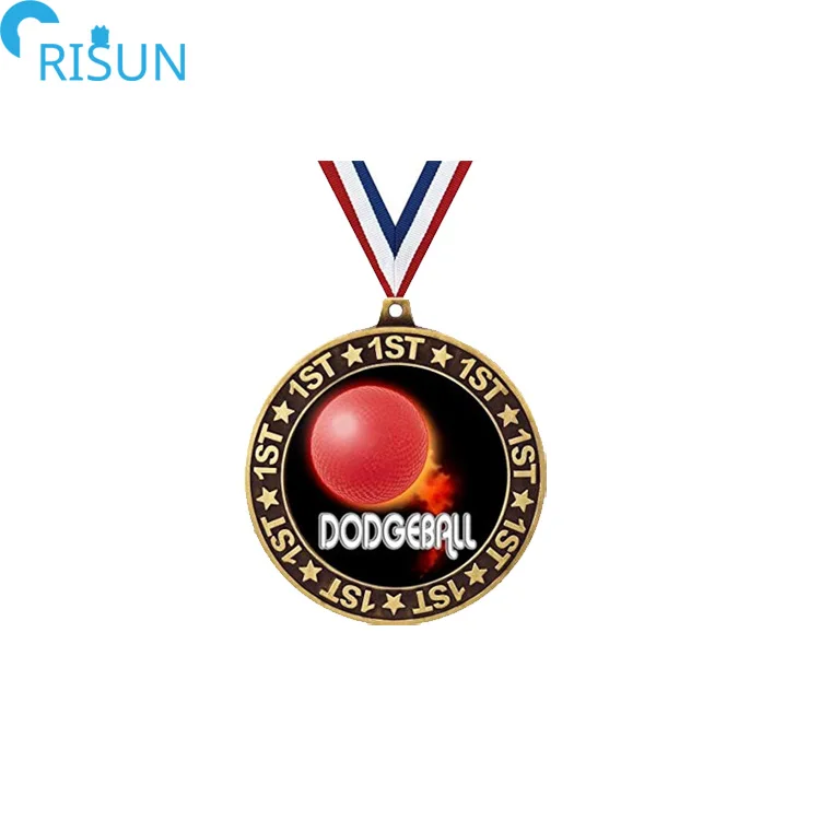 Factory Customized 3d Dodgeball Medals Custom Logo Kids Dodgeball ...
