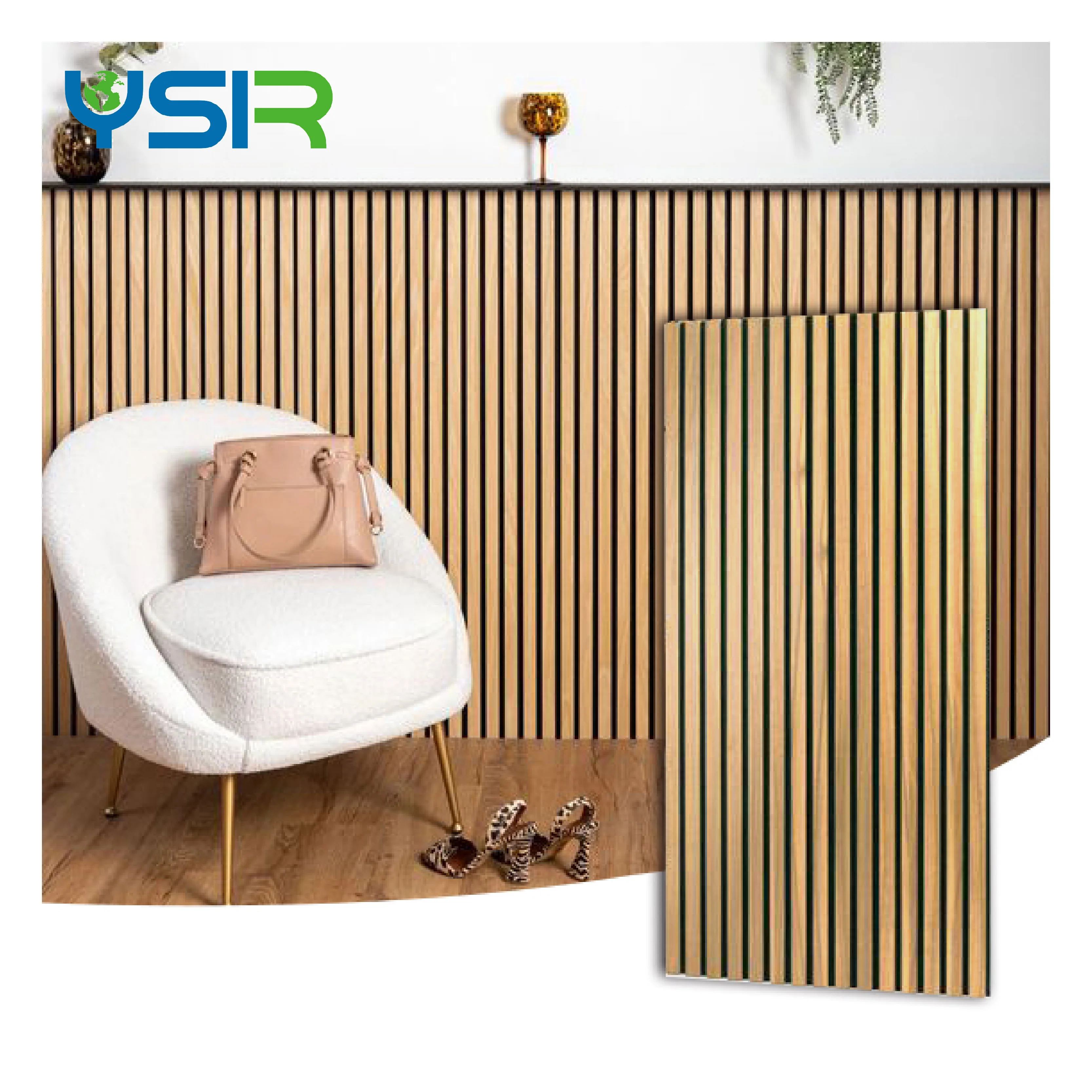 Silencer Board Wood Slat Acoustic Panels for Indoor Decoration in ...