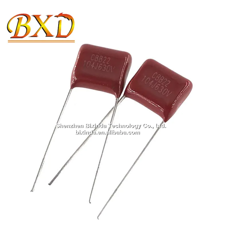 Thin Film Capacitor Cbb22 630v104j 630v100nf 630v0.1uf Pin Pitch P15 ...