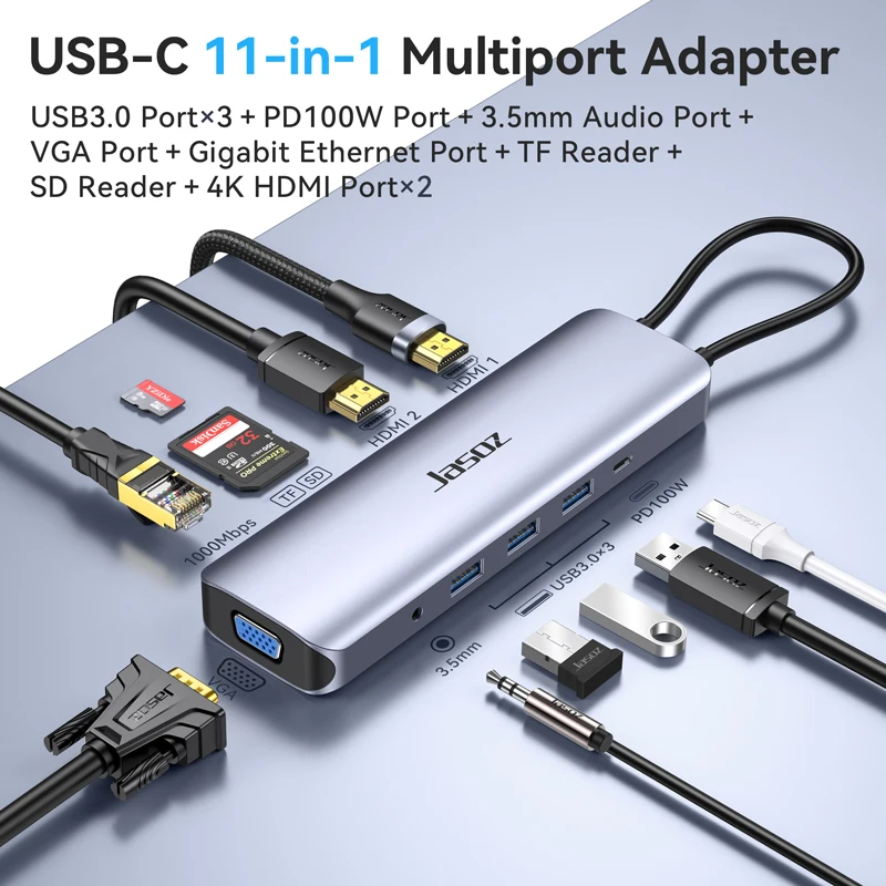 Jasoz High Quality 3 In 1 Usb C Type C To Hdmi Best Buy Usb30 Pd Adpater Cable Converter - Buy ...