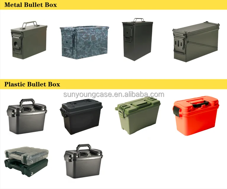 Fireproof Ammo case Box for Equipments Preservation Shockproof Sturdy ...