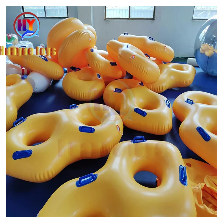 4 Person Donut Boat Inflatable Water Towable Tube Ski Boat for Jet Ski ...