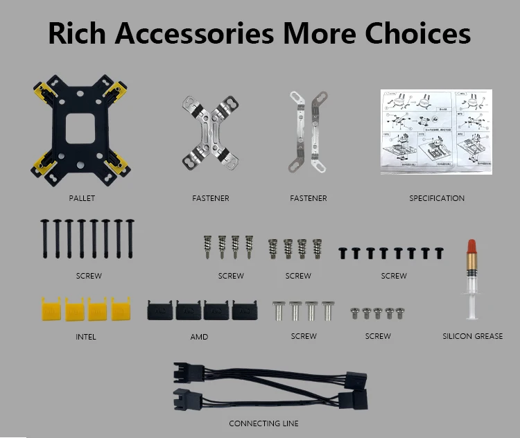 Rgb Aio Liquid Cpu Cooler 360mm Radiator Computer Radiator Water ...