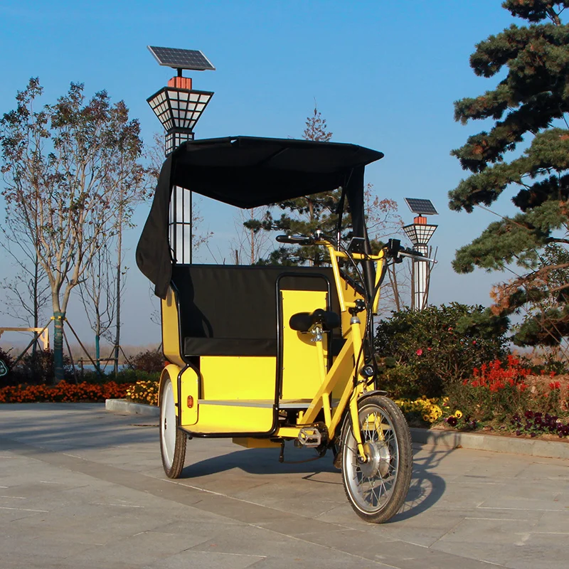 Electric Bicycle 24inch Ebike Solar Rickshaw Pedicab