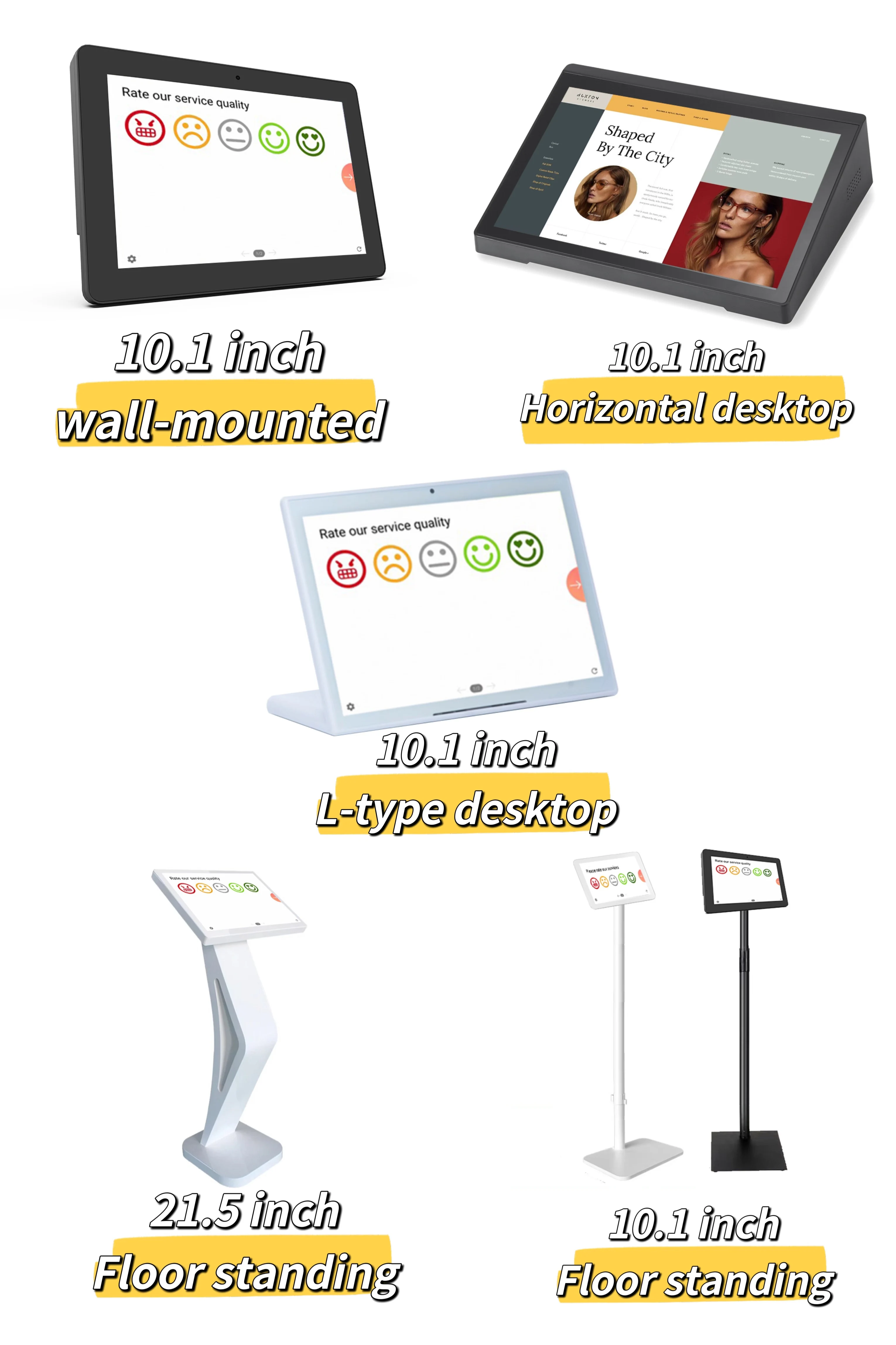 IRTECH Customer Satisfaction Survey Device - 10.1 Inch Tablet