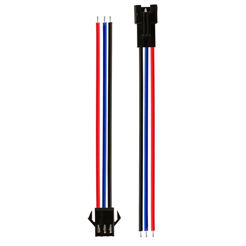 Jst Sm Connector 3 Pin Female + Male 24 Awg - Buy Jst Sm Connector 3 ...