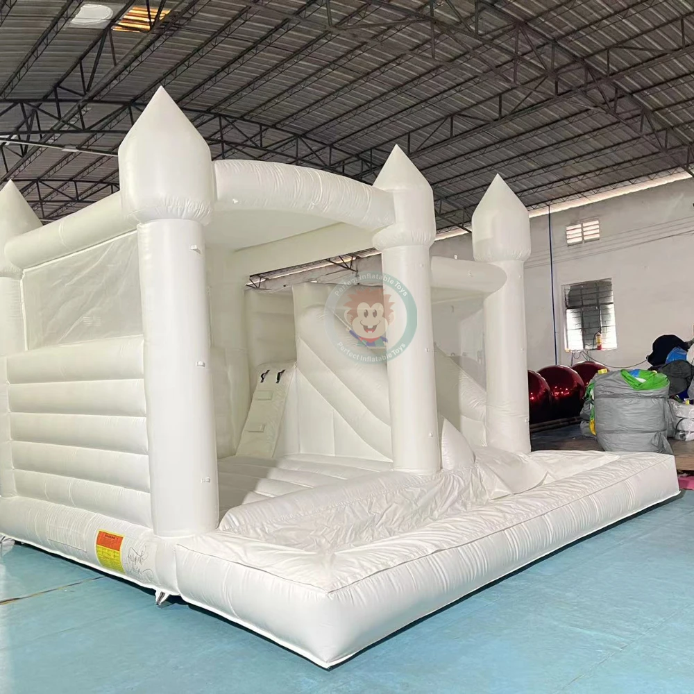 Wholesale Brincolin Inflable Blancos Adults Jumping Castle Wedding ...