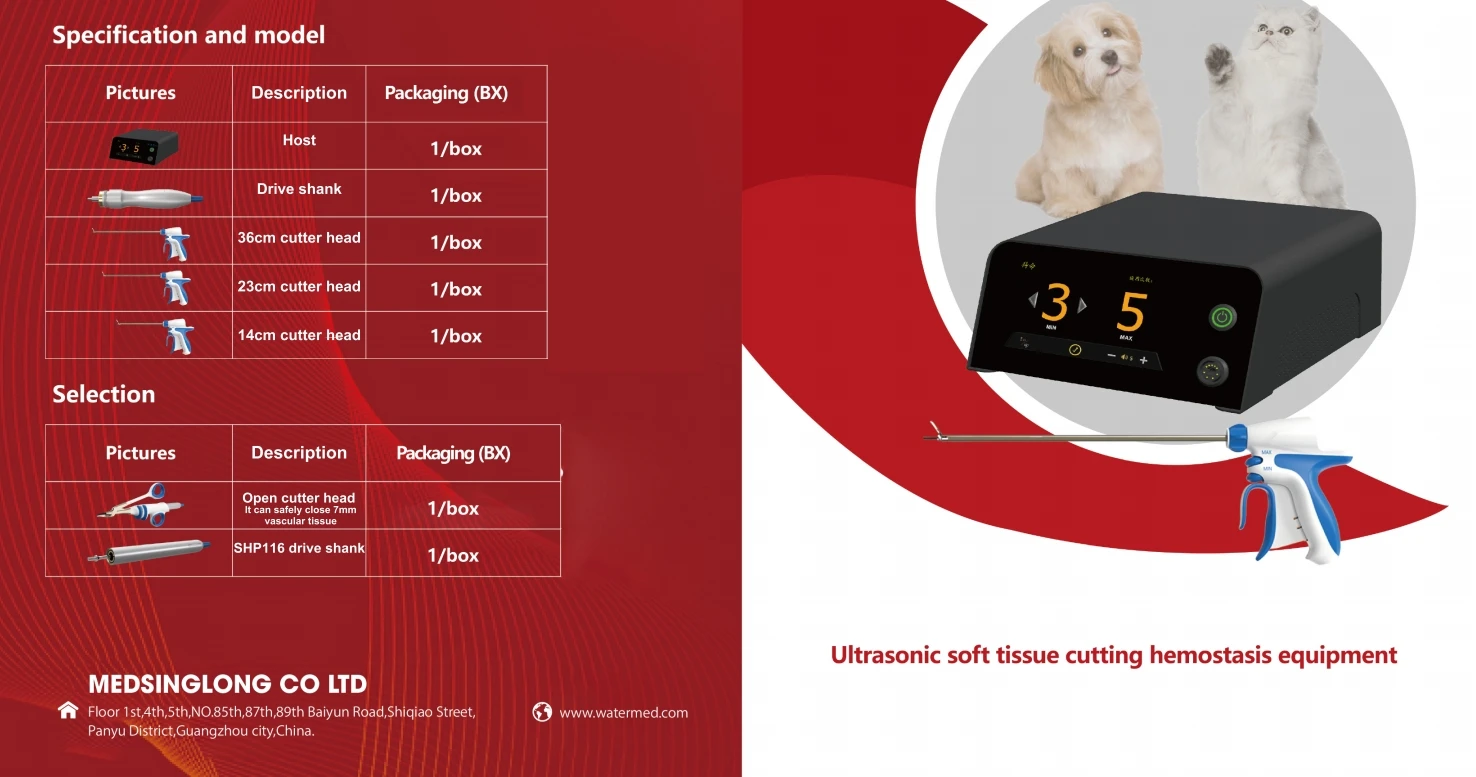 Medical Veterinary Ultrasonic Scalpel System for VET Use