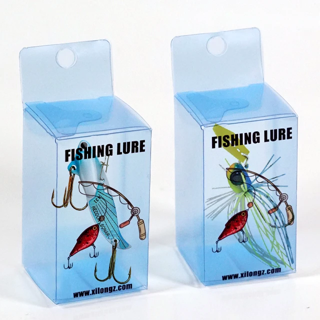 Acid Packing Acetate Pet Pvc Plastic Transparent Folding For Fish Lure ...
