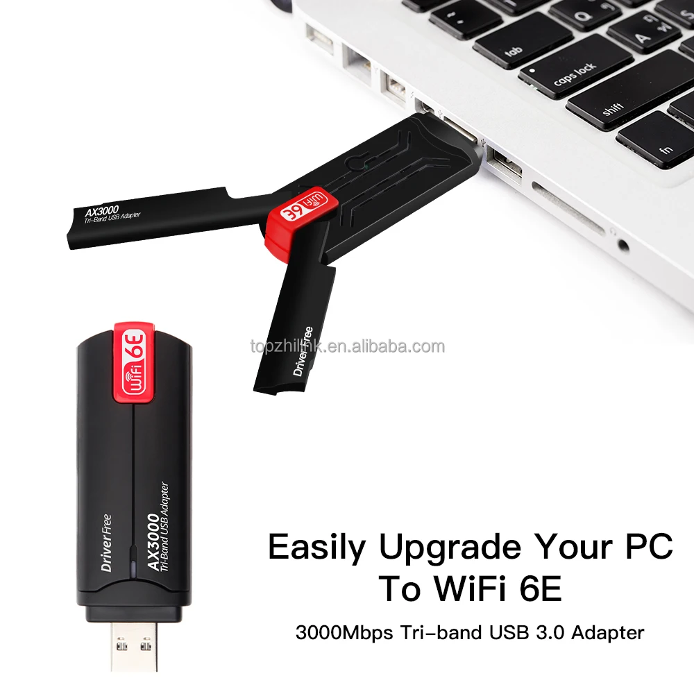 RTL8832CU Wireless Network Card - AX3000 Tri-Band Wifi 6E