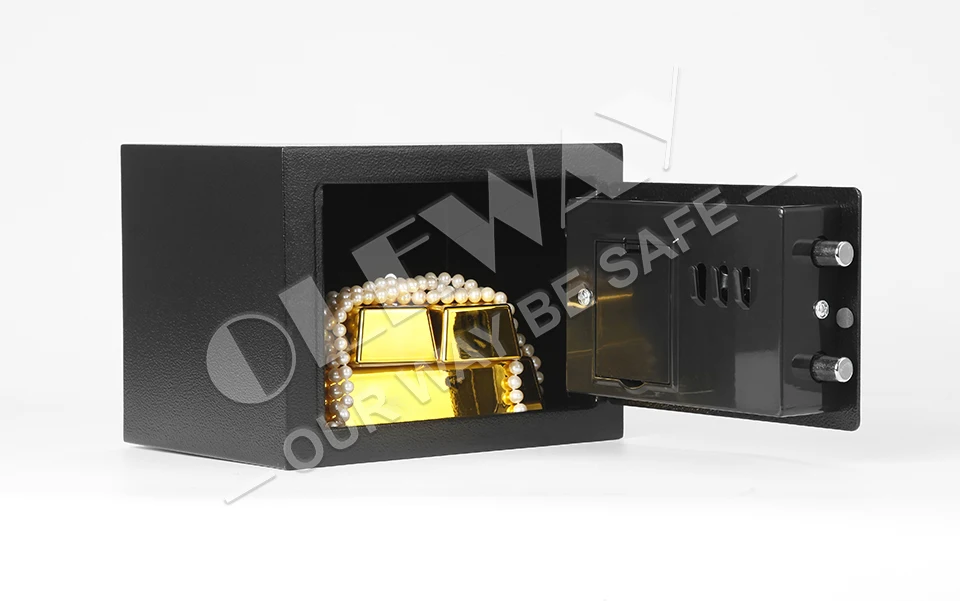 Small Electronic Code Safety Steel Safe Box With LED Light for Home and ...