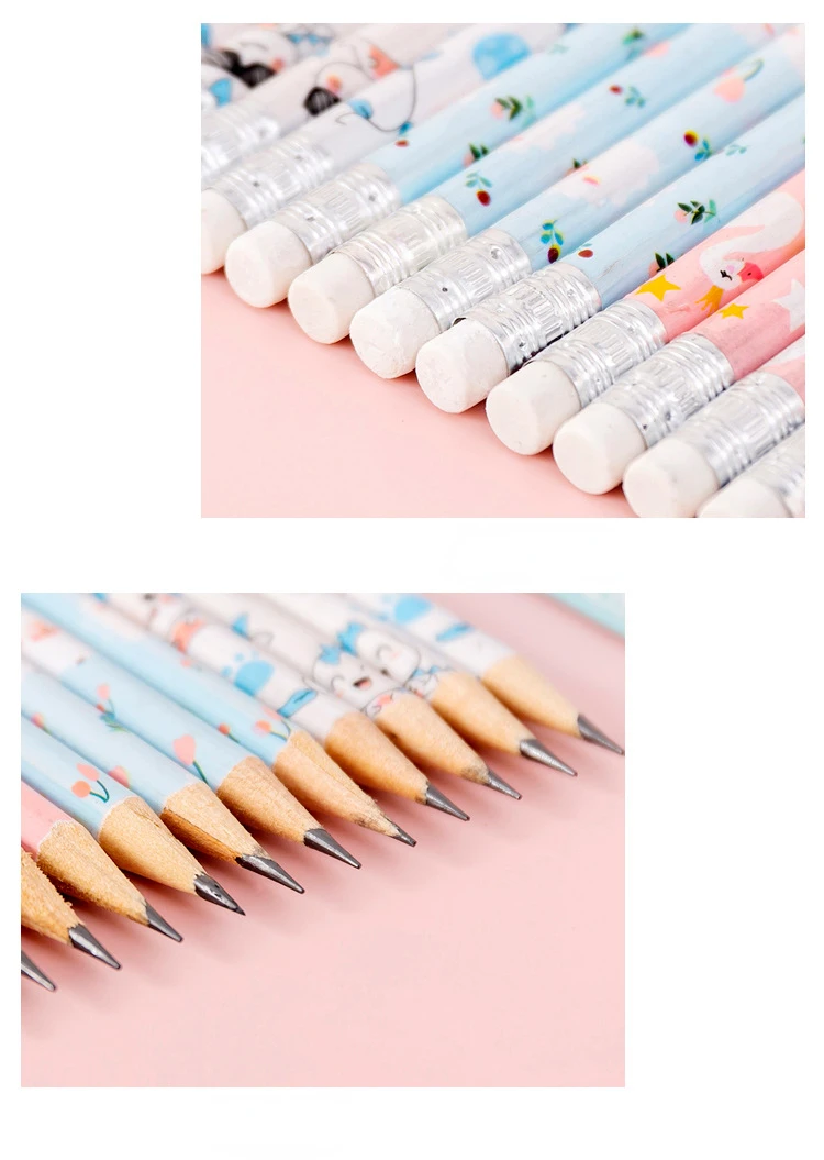 Wholesale Cartoon 10 Pack Hb Pencil Set Student Supplies Pencil ...