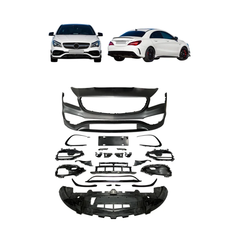 Mercedes CLA Body Kit AMG Front Bumper For Mercedes Benz CLA W117 ...