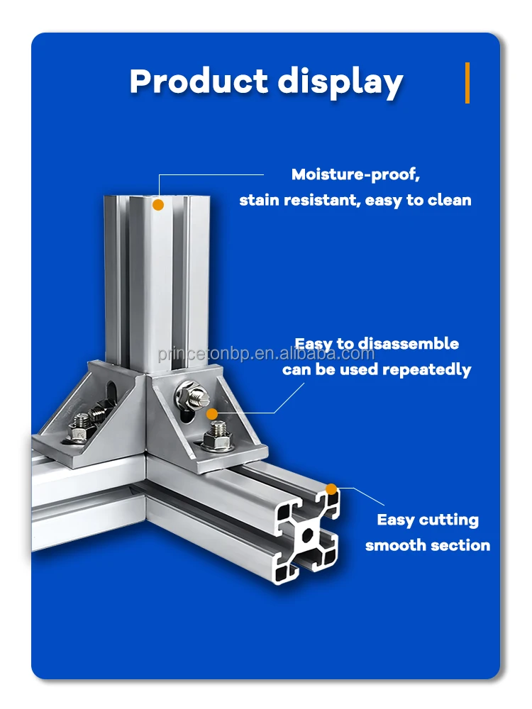 Custom Anodized T-slot Aluminium Extrusion Profile T-Groove for ...