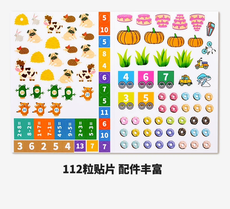 Multifunctional Digital Counting Wall Chart Math Learning Toys Puzzle ...