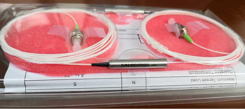 45 Or 90 Degree Single Pass 1310 1550 1625nm Optic Fiber Faraday Rotate ...