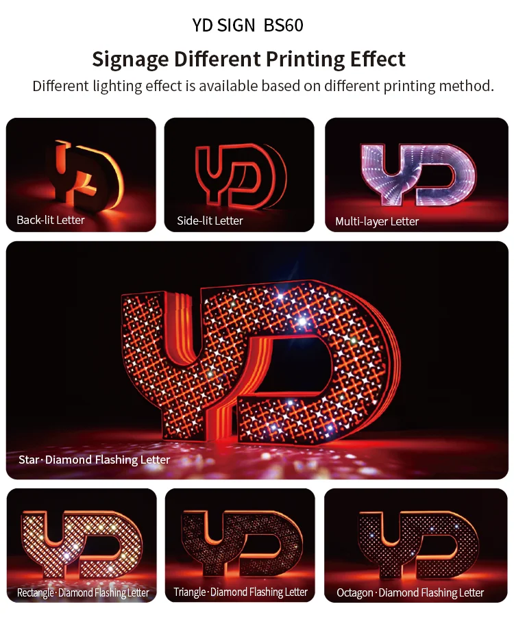 Hot Selling Shop Logo Outdoor Channel Letter Printer 3d Printing ...