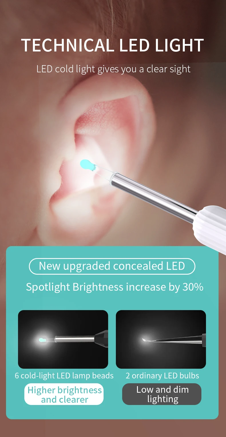 NE7 Ear Cleaner - Stylish & Efficient Ear Wax Removal