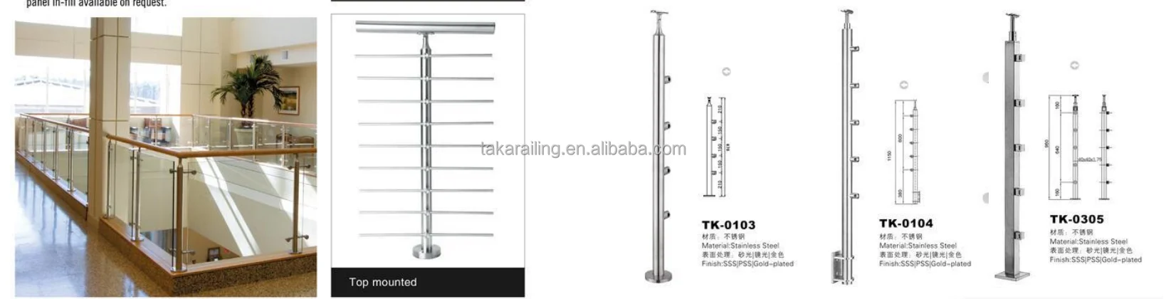 Stainless Steel Pipe Handrail Railing - Durable & Stylish