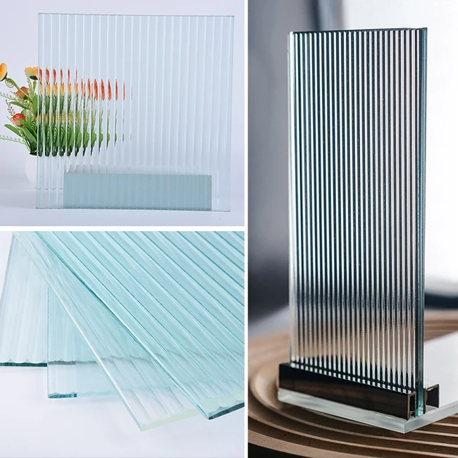 Tinted Reeded Glass 4mm 5mm 6mm 8m Fluted Reeded Decorative Glass ...