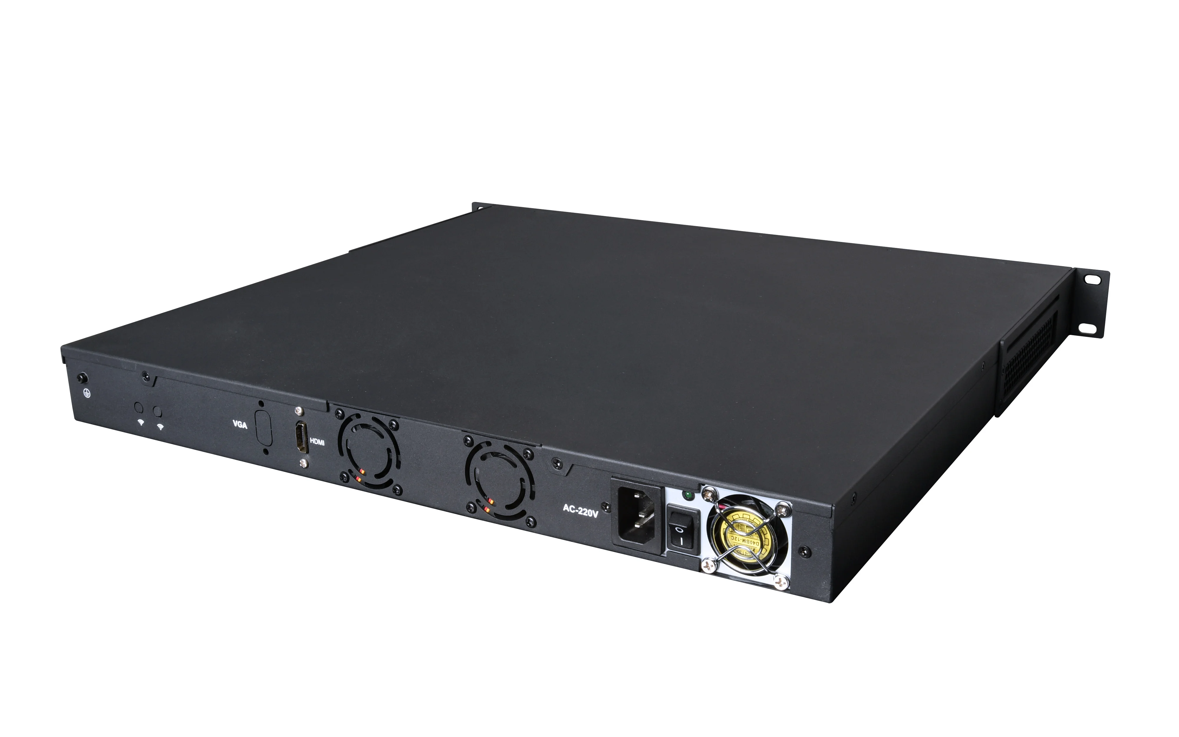 1U Rackmount Chassis 12th LGA1700 Desktop PC Server 2DDR4 6*LAN 4SFP ...