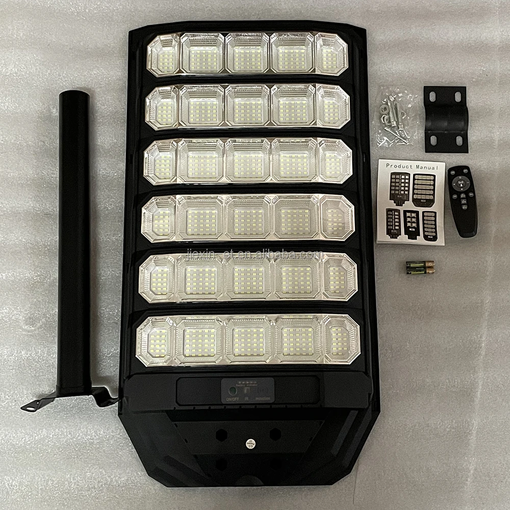 Motion Sensor and Remote Control Street Solar Light 300W 500W 1000W ...