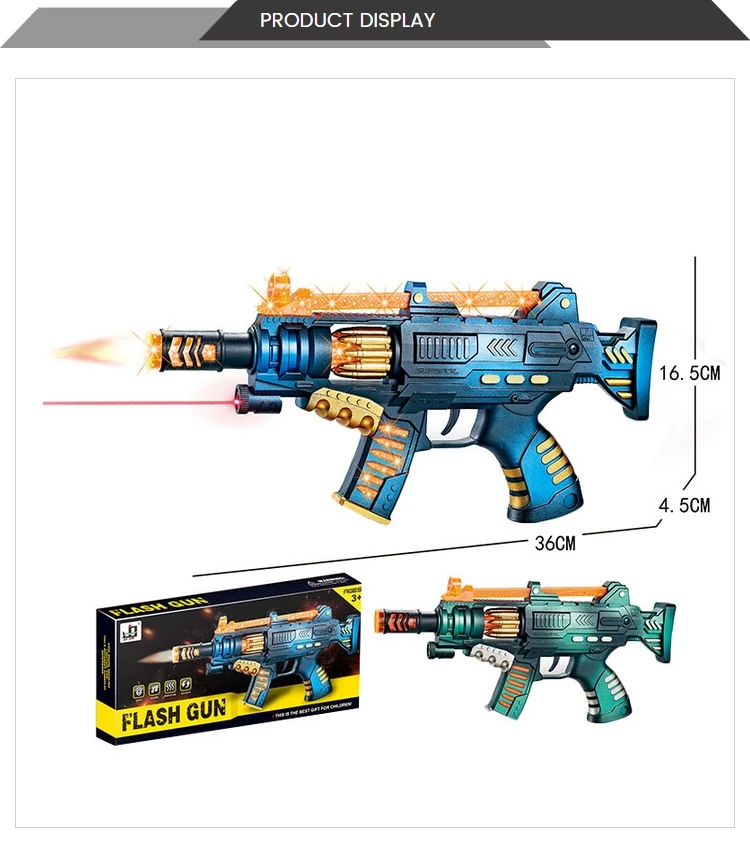 Electric Weapons Vibration Submachine Gun Sound Infrared Toy Laser Guns ...